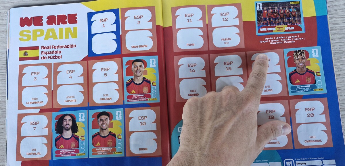Album Panini de la Coupe du monde 2026. 25 paquets ouverts, 175 ...