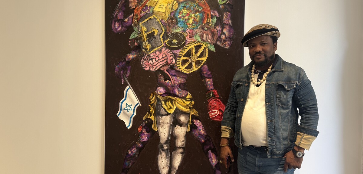 [Photos] Paris. L’artiste congolais Steve Bandoma exposé : au cœur du ...